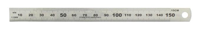Steel ruler 15 cm