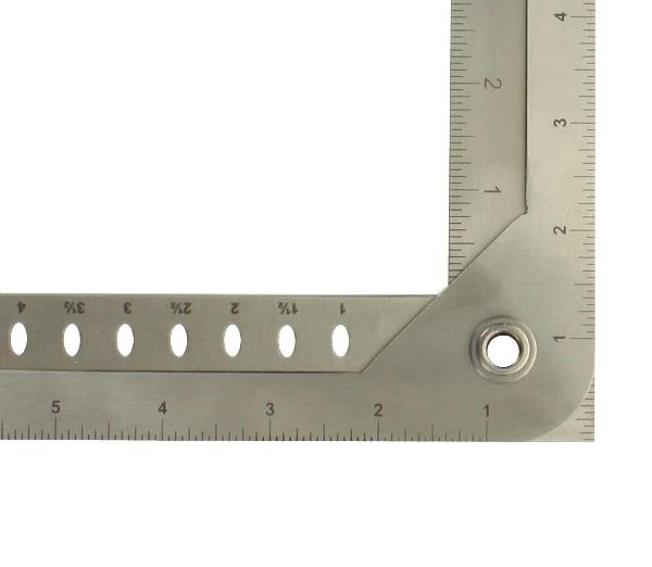 Instrumento de trazado Alpha classic con escala en pulgadas